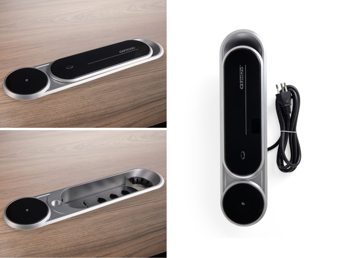 Régua de Tomada com USB e Indução - QTMOV Prime